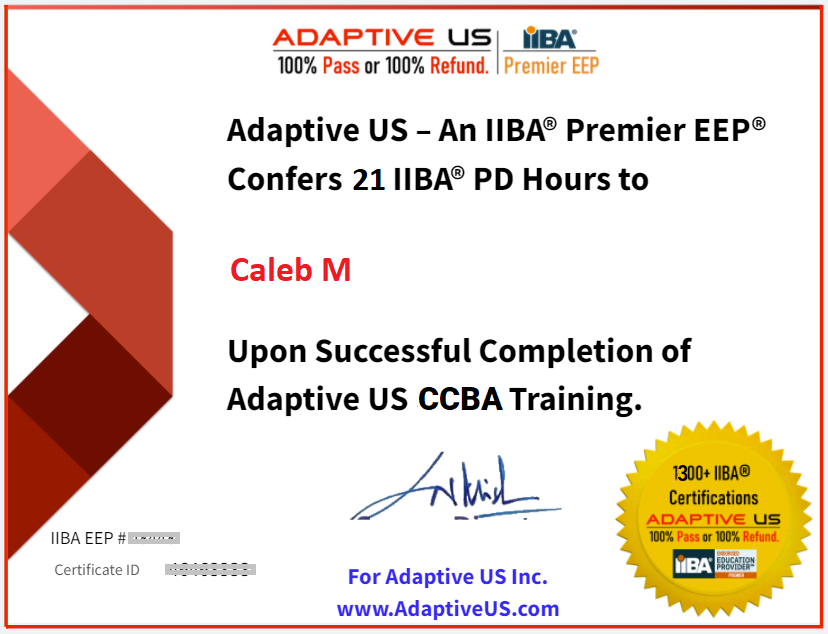 IIBA CCBA On-demand Training | PD Hours | Save $134* Now!